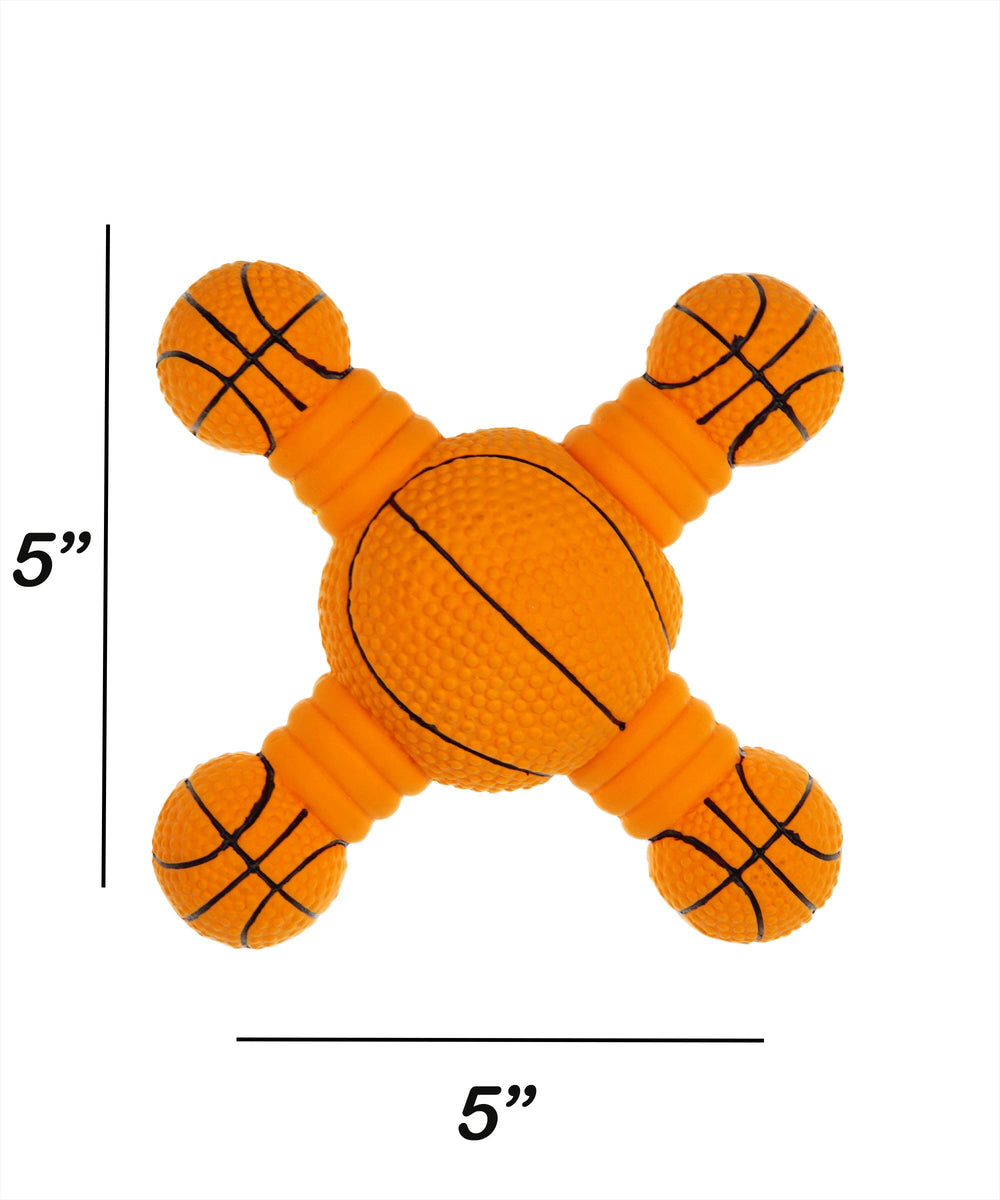 Basketball Squeaky Dog Chew Toy – My Head To Tail